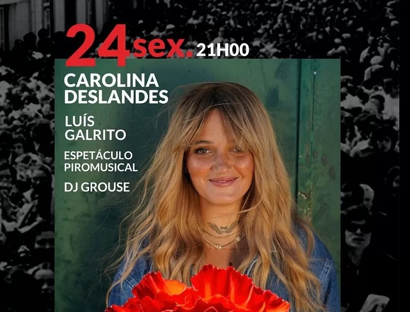 Carolina Deslandes nas comemorações do 25 de Abril em Aljustrel | Rádio ...